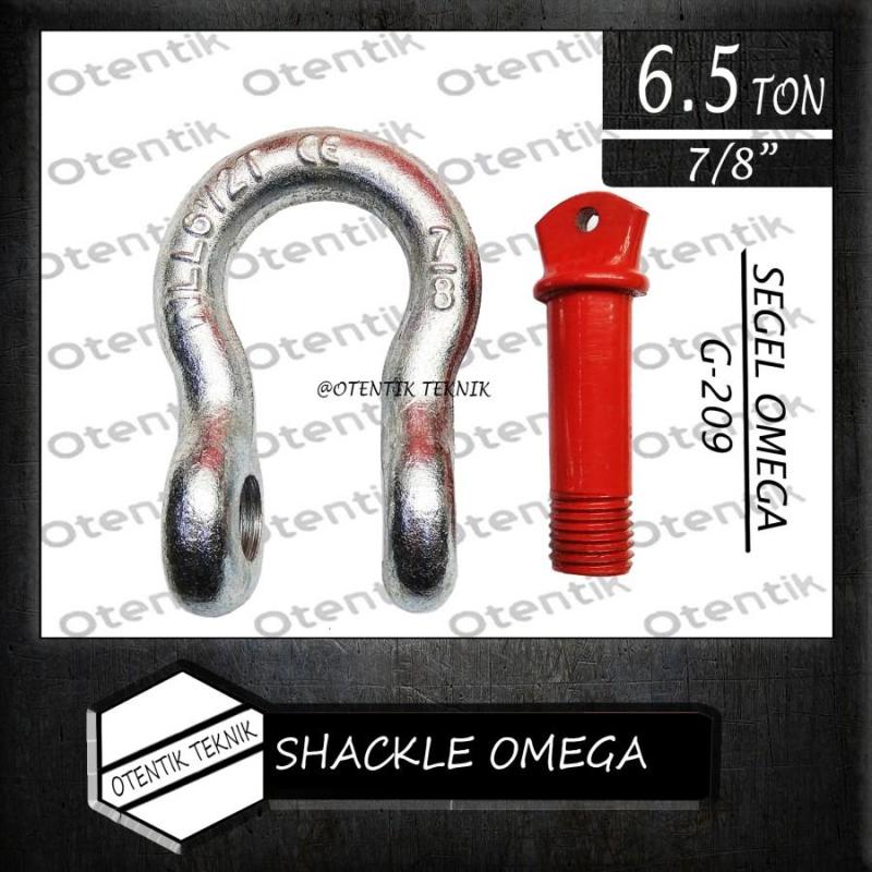 Promo Shackle Omega 6.5 Ton - Klem Shakel 6-1/2 Ton - Sakel - Segel 6 ...