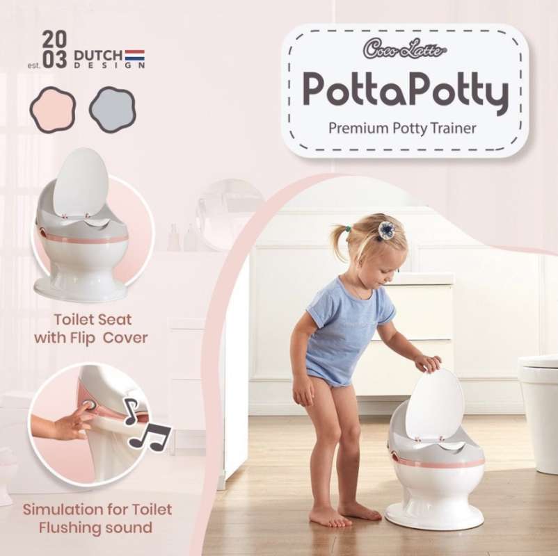 Promo Cocolatte Potta Potty Premium Potty Trainer / Pispot Potty Train ...