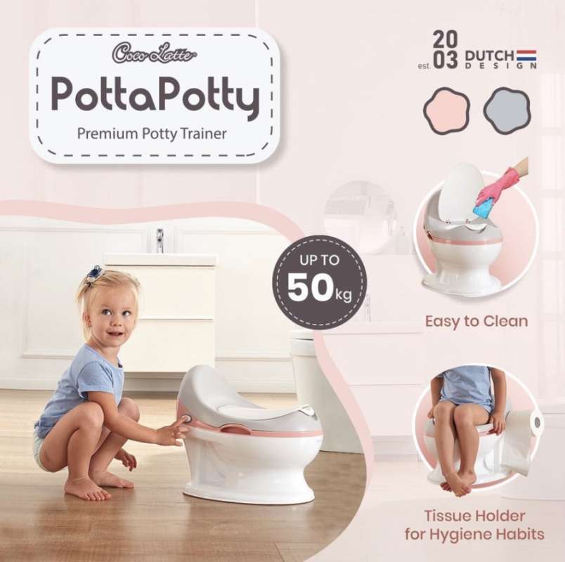 Promo Cocolatte Potta Potty Premium Potty Trainer / Pispot Potty Train ...