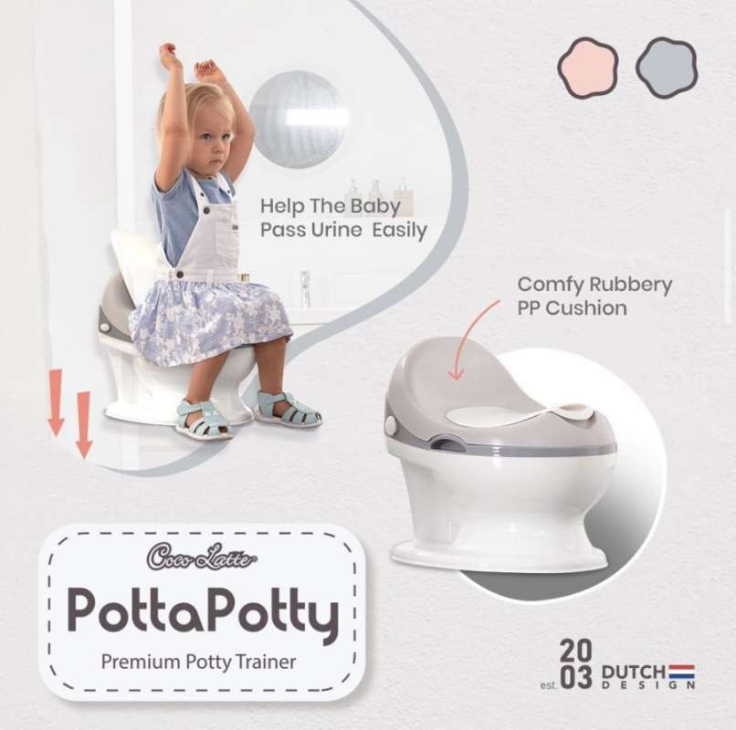 Promo Cocolatte Potta Potty Premium Potty Trainer / Pispot Potty Train ...