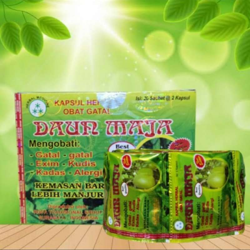 Promo Tahun ini aja kak Daun Maja Kapsul Daun Maja Asli Berkhasiat Obat ...