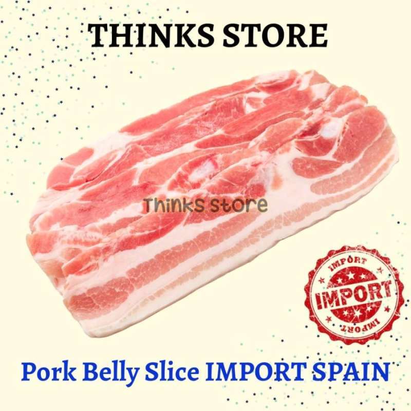 Jual Pork Belly Slice - Import Spain / Samgyeopsal Spain / Samcan Slice ...