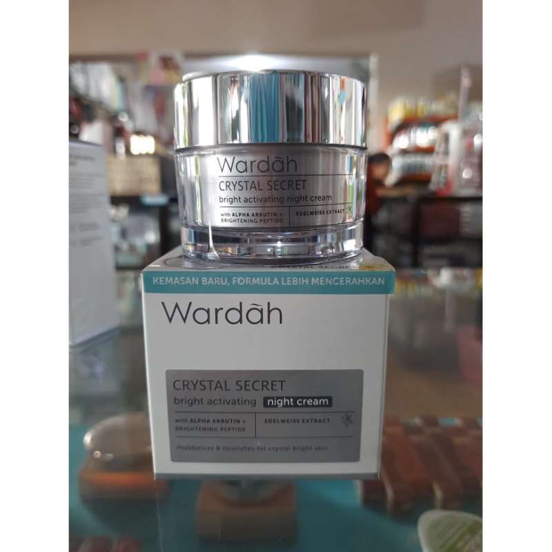 Jual Wardah Crystal Secret - Night Cream Jar di Seller Indahshopblibli ... Jual Wardah Crystal Secret - Night Cream Jar di Seller Indahshopblibli ...