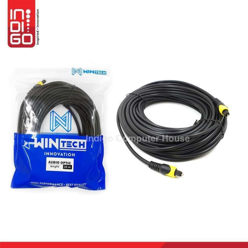 Jual Kabel Audio Optic/Toslink 20 Meter WINTECH di Seller WIRA CCTV DAN COMPUTER MEDAN Official ...
