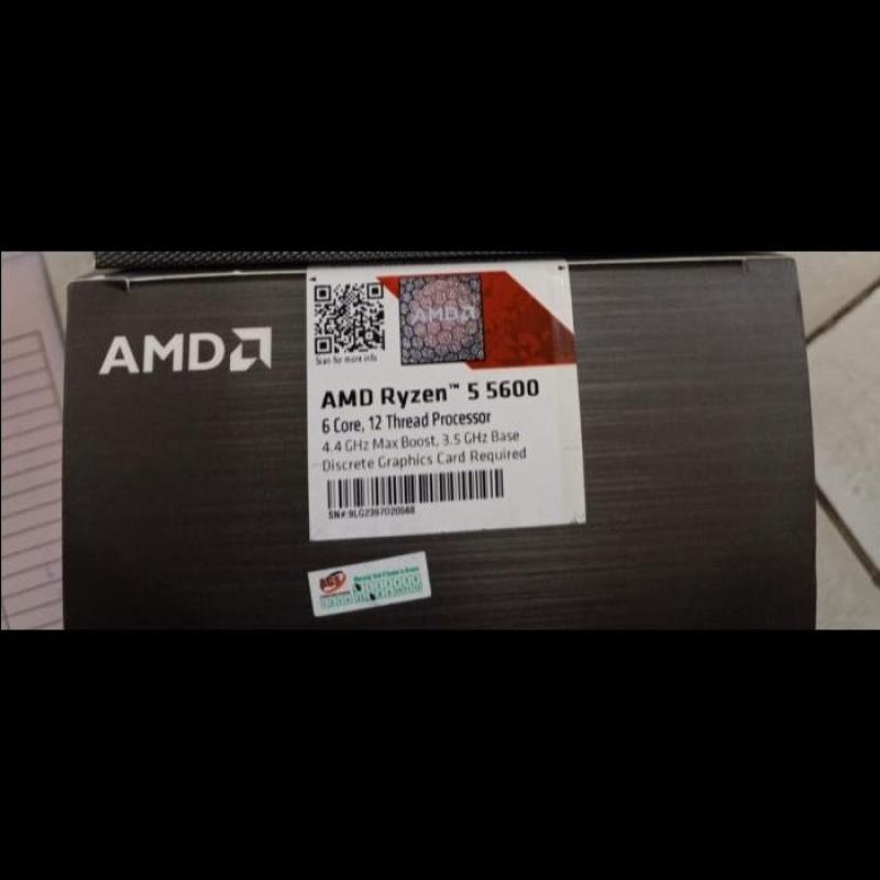 Jual Processor Cpu Amd Ryzen 5 5600 5600g 5600x Series Socket Am4 - 5600g Di Seller Micro ...