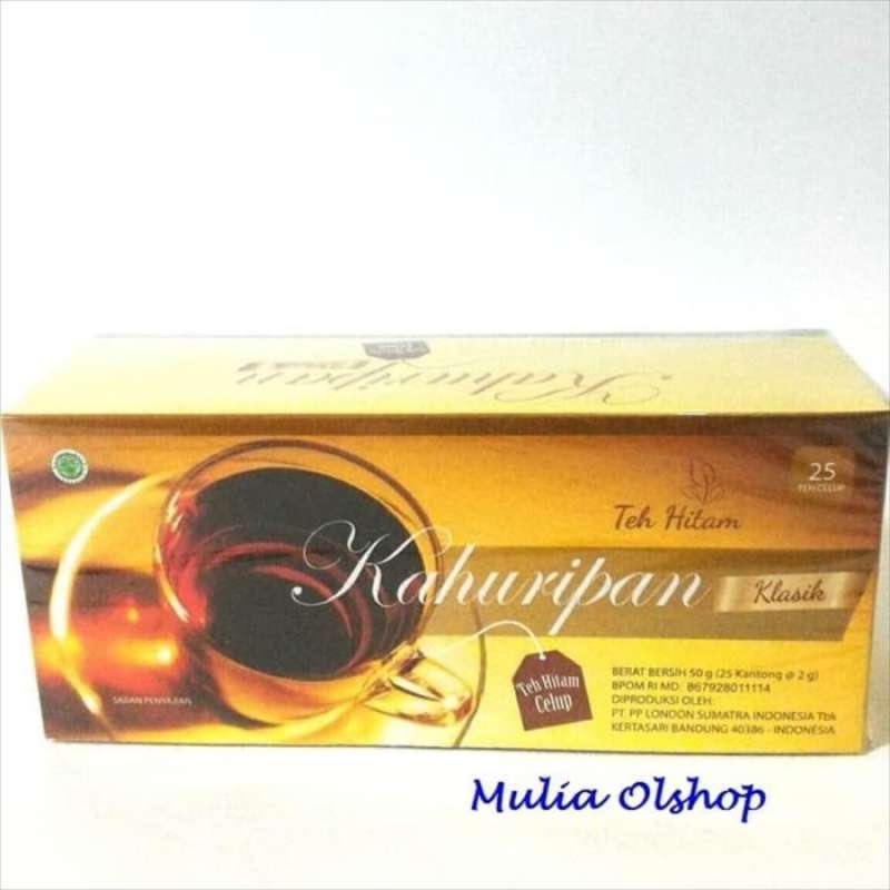 Jual Teh Kahuripan Original / Teh Hitam Celup Kahuripan Original Di ...