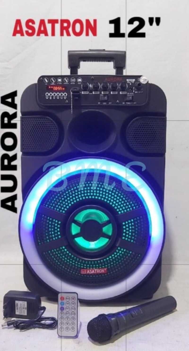 Jual Speaker Aktif Bluetooth Karaoke Portable Asatron 12inch Asatron ...