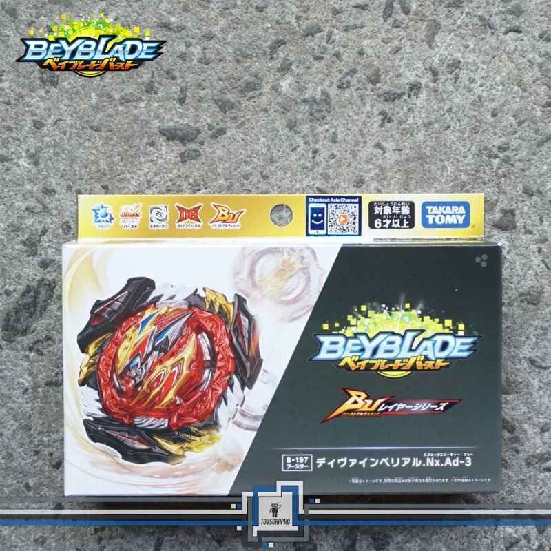 Jual Beyblade Burst S7 B-197 Booster Devine Belial Nx Ad-3 Takara Tomy di Seller Toysgraphy ...