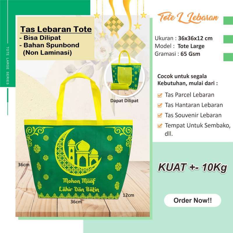 Jual Tas Parcel Bingkisan Lebaran Selamat Hari Raya Idul Fitri (ukuran ...