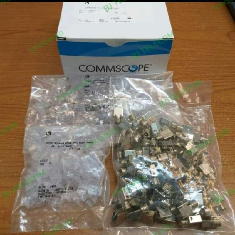 Promo konektor RJ 45 cat 6 amp commscope /; connector cat 6 amp ...