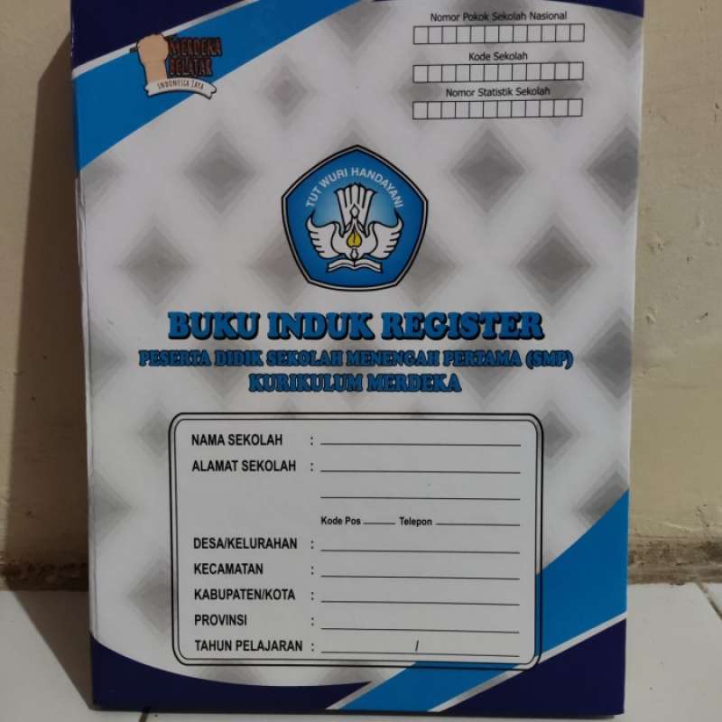 Promo BUKU INDUK REGISTER SISWA SMP KURIKULUM MERDEKA EDISI REVISI ...