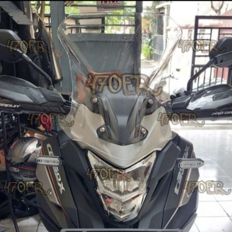 Jual Windshield Honda Cb150X Adventure. Visor Cb150X Touring. Visor ...