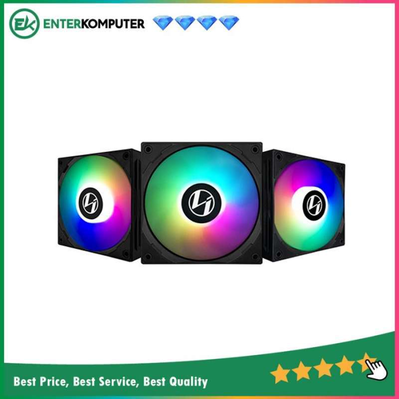Jual LIAN LI ST120 BLACK - 3PCS 12CM ARGB FAN & CONTROLLER di Seller Enter Komputer Official ...