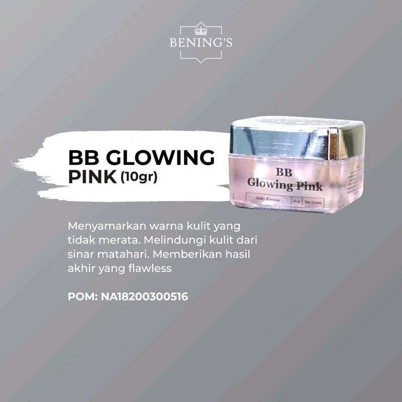 Promo Bb Glowing Pink Benings Clinic By Dr Oky Pratama Bening Glowing
