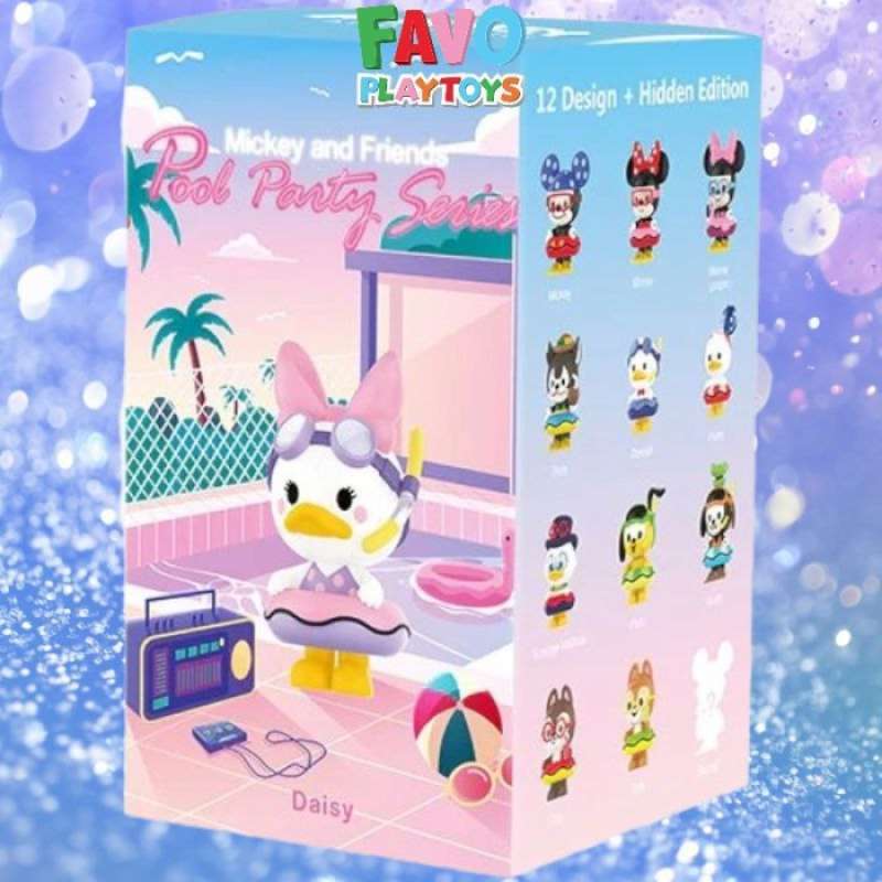 Promo POP MART Disney Mickey And Friends Pool Party Series Blindbox ...