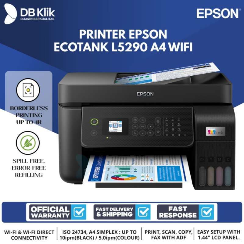 Promo Printer Epson Ecotank L5290 A4 Wifi- L5290 Ink Tank Printer With ...