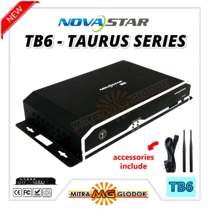 Promo NOVASTAR TB6 TAURUS SERIES LED VIDEO PROCESSOR MULTIMEDIA PLAYER ...