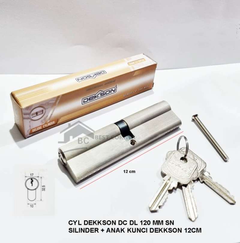 Promo Silinder Kunci Pintu Dekkson 12 cm / Cylinder DEKSON DC DL 120mm ...