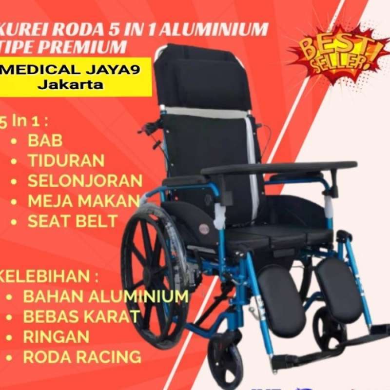 Promo KURSI RODA 4in1 ALUMUNIUM RACING AVICO ZEUS DELUXE KUAT DAN ...
