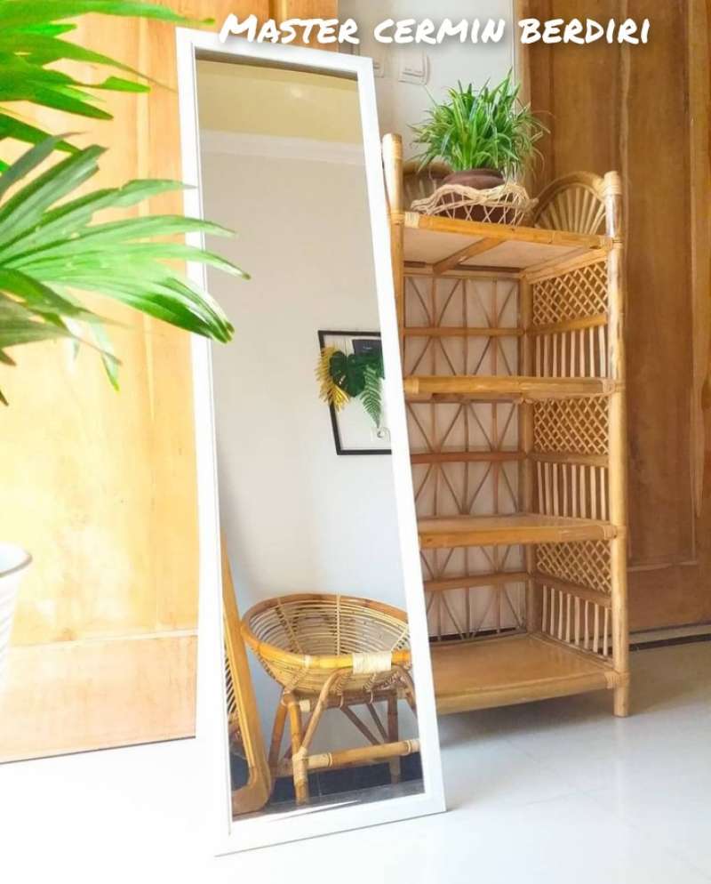 Promo STANDING MIRROR/ KACA BERDIRI/ CERMIN STANDING 90X35CM Diskon 8% ...