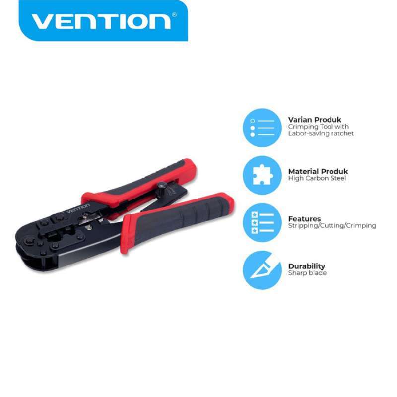 Promo Vention Multi Function Cable Crimping Tool / Tang Crimping Diskon ...