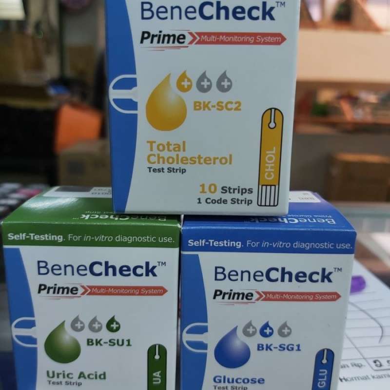 Promo isi ulang strip benecheck prime cholesterol Diskon 23% di Seller ...