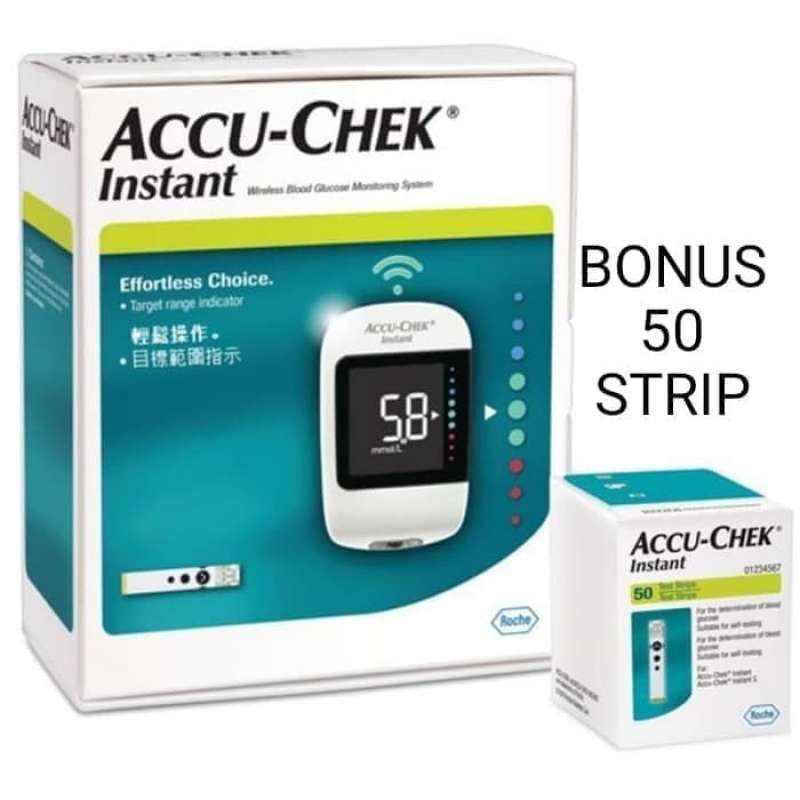 Promo Accu Check Instant + 50 Test Strip (ALAT) Diskon 23% di Seller ...