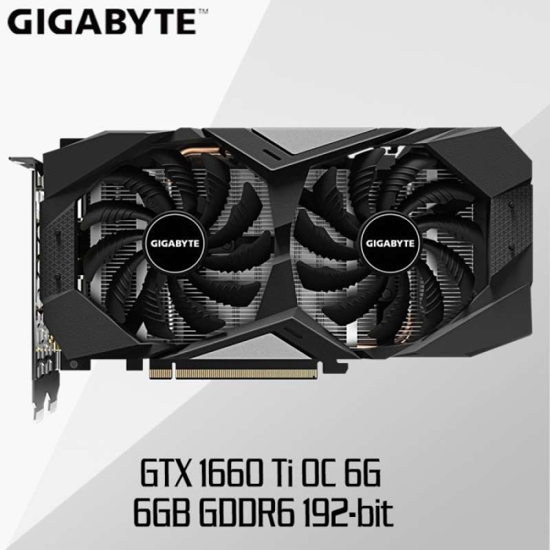 Promo Gigabyte GeForce GTX 1660 TI OC 6GB GDDR6 192Bit - GTX 1660 Ti OC ...