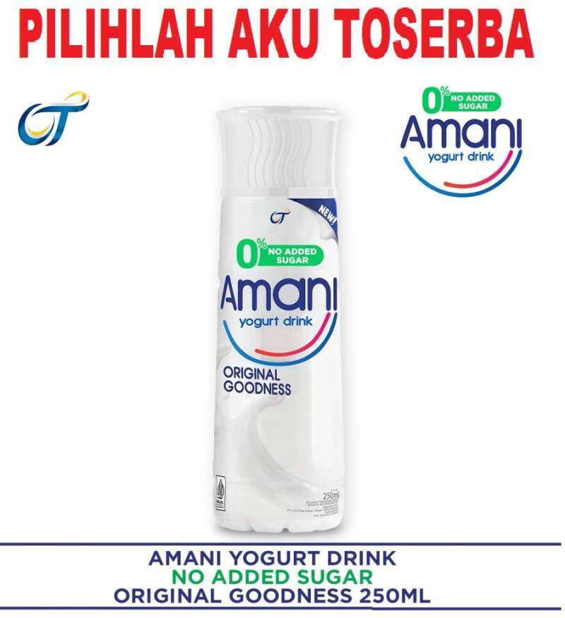 Jual Amani Yogurt Drink No Added Sugar Original 250 Ml - ( Harga 1 Dus ) Di Seller Pilihlah Aku ...