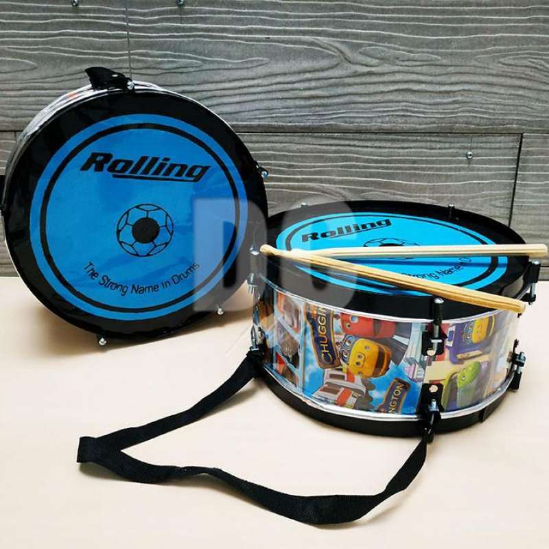 Jual Mainan 097 || Mainan Anak Alat Musik Drum Rolling Besi Medium Drum ...