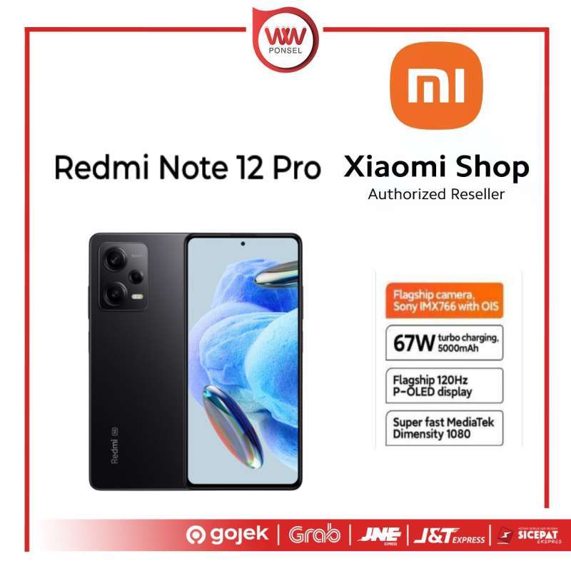 Jual Hp Xiaomi Redmi Note 12 Pro 5G Ram 8GB Internal 256GB Garansi