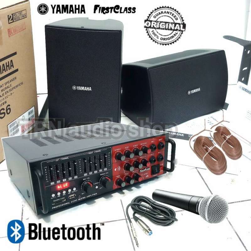 Jual Paket Sound Speaker Yamaha 6 In Vs6 Vs 6 Dan Ampli Hifi Usb Bt di Seller KurstMarts - Kapuk ...