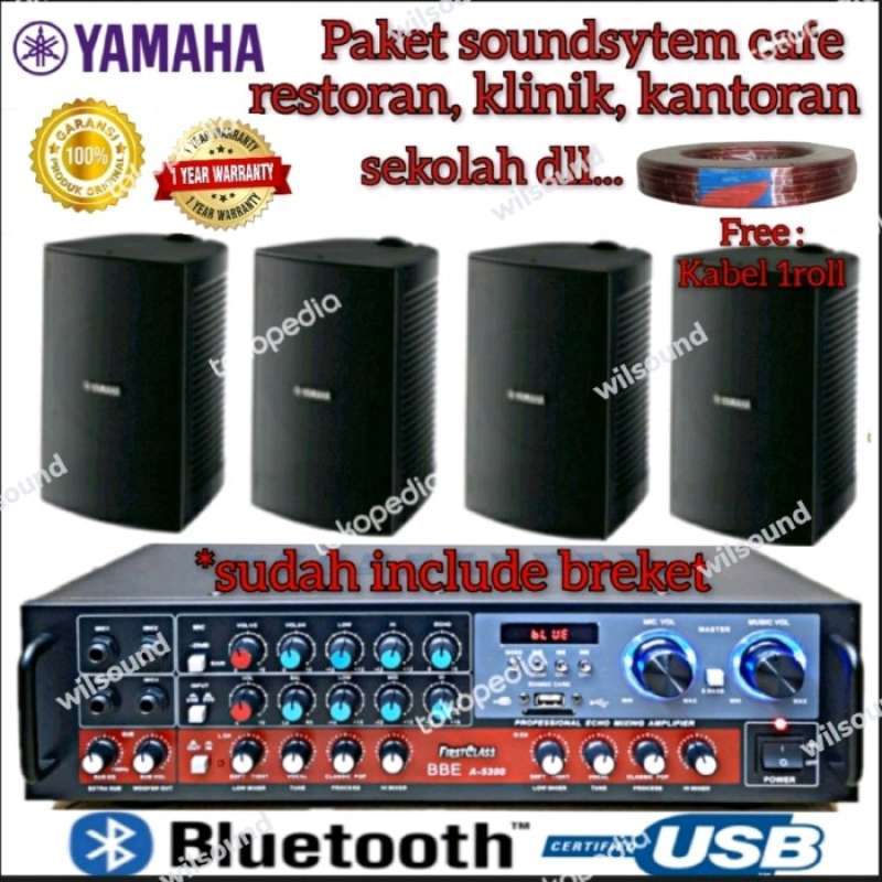 Promo Paket Sound System Cafe Restoran Yamaha Vs6 Vs 6 Original ...