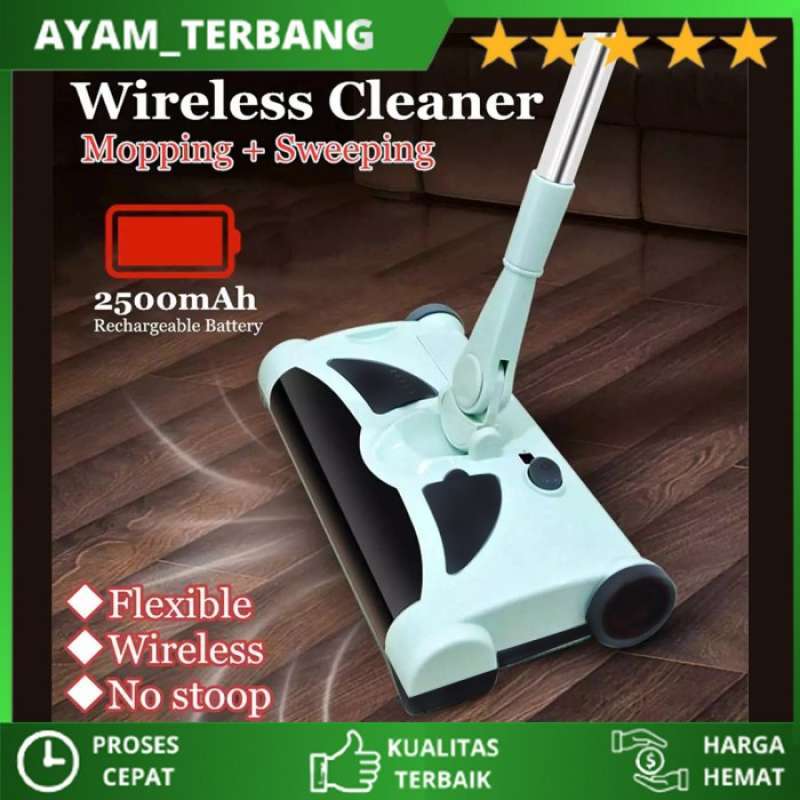 Jual Alat Pel Lantai Otomatis Alat Sapu Pel Elektrik 2 In 1 Di Seller ...