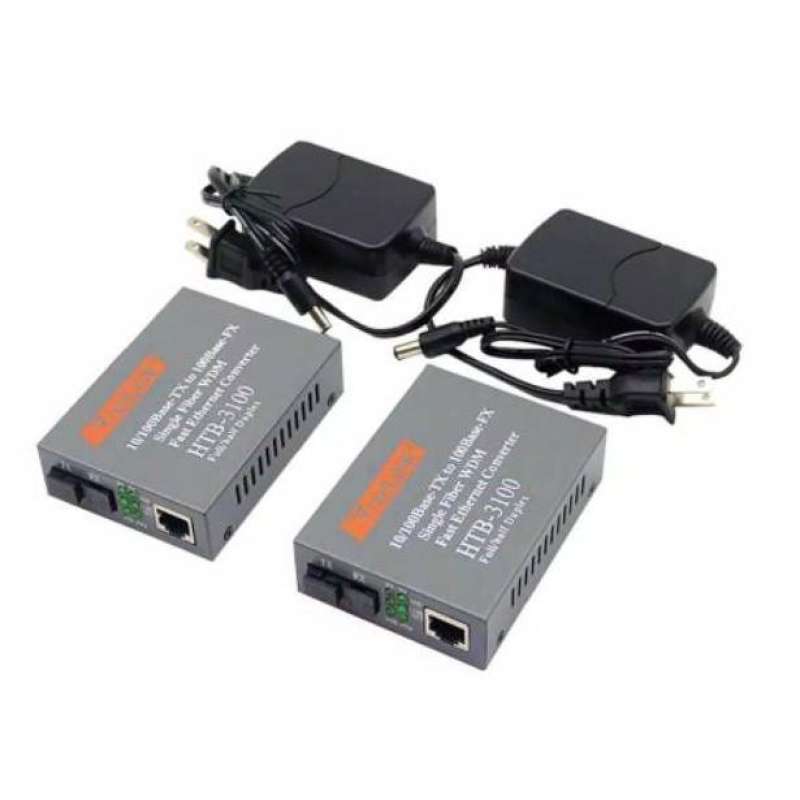 Promo Media Converter Fo Netlink HTB 3100 AB Sepasang Diskon 23% di ...