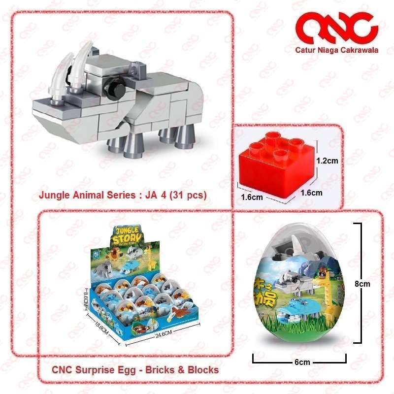 Jual CNC Surprise Egg Bricks & Blocks - Jungle Animal Series , LEGO ...