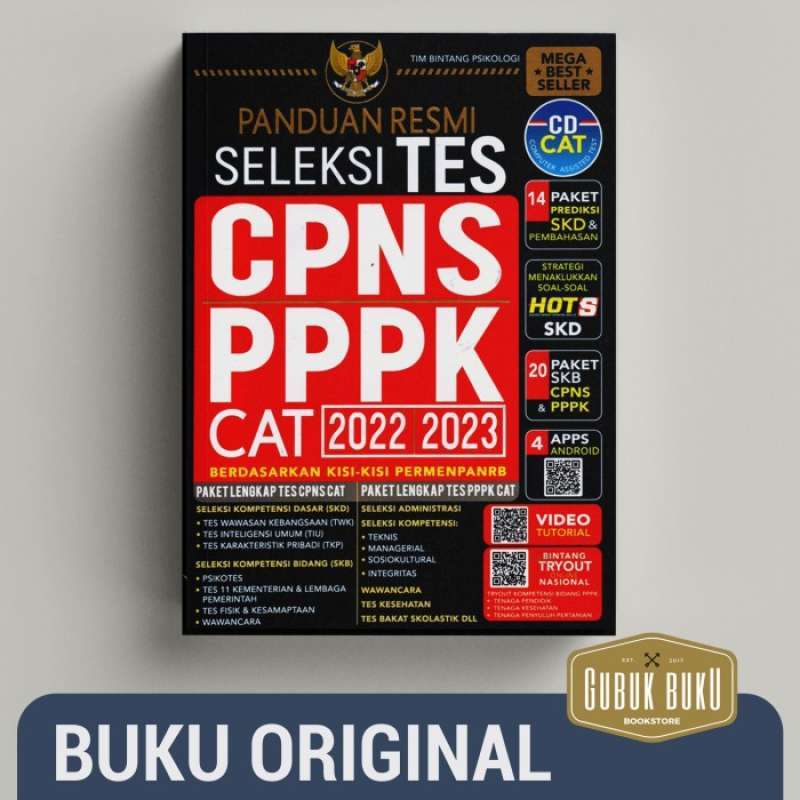 Promo Buku CPNS: Panduan Resmi Tes CPNS & PPPK 2022/2023 + CD (ORIGINAL ... Promo Buku CPNS: Panduan Resmi Tes CPNS & PPPK 2022/2023 + CD (ORIGINAL ...