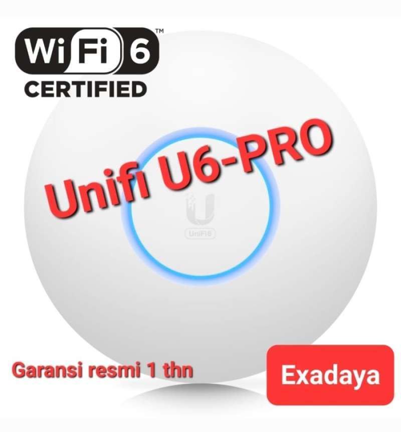 Promo Ubiquiti Unifi U6-Pro , WiFi 6 Access point - UAP 6 Pro - Tanpa ...
