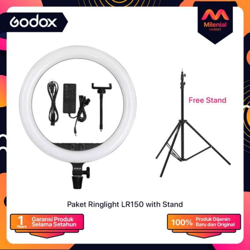 Jual Godox Led Ring Light 150 / Godox Led Lr150 / Godox Lr150 di Seller ...