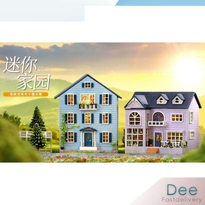 Jual Cute Room - Mini House Series - DIY Dollhouse Miniature di Seller ...
