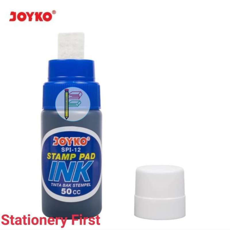 Jual Tinta Refill Bak Stempel Joyko 50cc Biru Blue Stamp Pad Ink SPI-12 ...