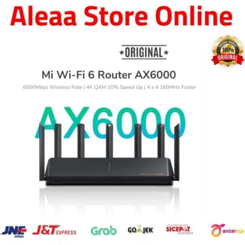 Promo Router AX6000 WiFi 6 Enchanced Version 4K QAM 6000Mbps Diskon 23% di Seller Tikno Store ...