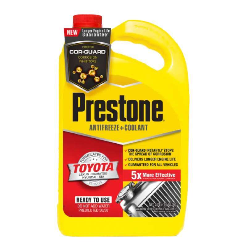 Promo Prestone 50/50 Cor-Guard Asian Pink Coolant Ready To Use Air ...