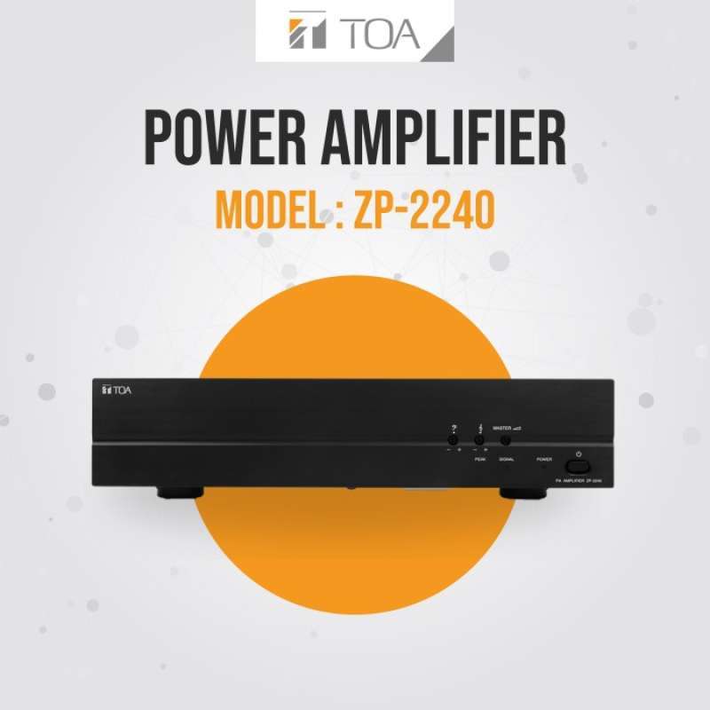 Promo POWER AMPLIFIER TOA MODEL ZP-2240 GARANSI RESMI Diskon 23% di ...
