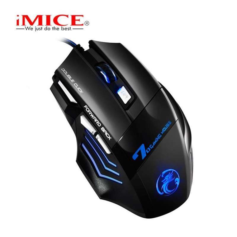 Jual Imice X7 Dark Knight - 7 Key Button Rgb USB Wired Optical Gaming ...