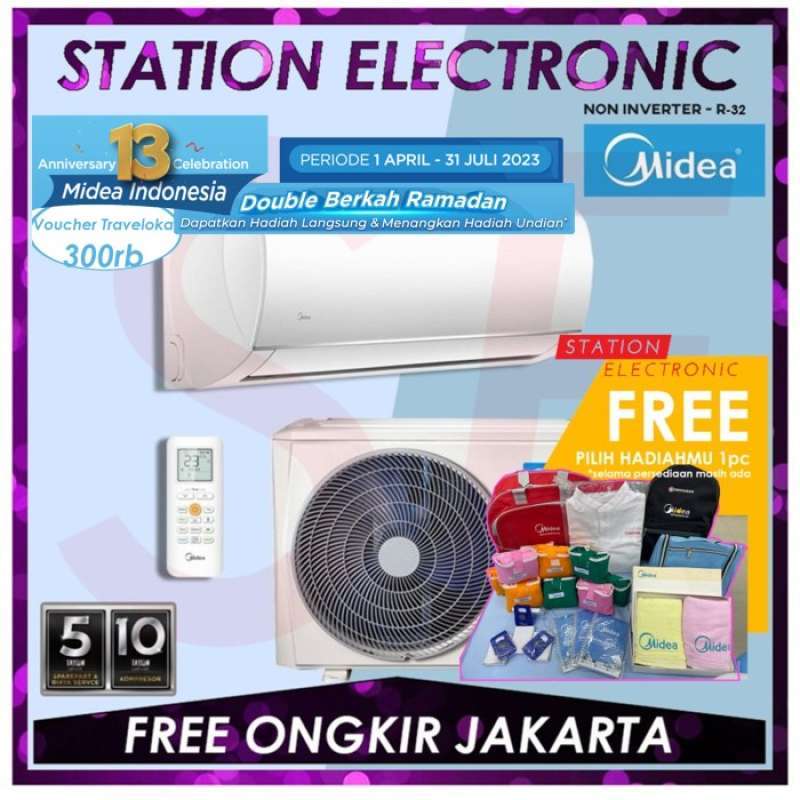 Jual Midea Msaf-18Crn2 Air Conditioner Ac 2 Pk - Unit Only di Seller ...