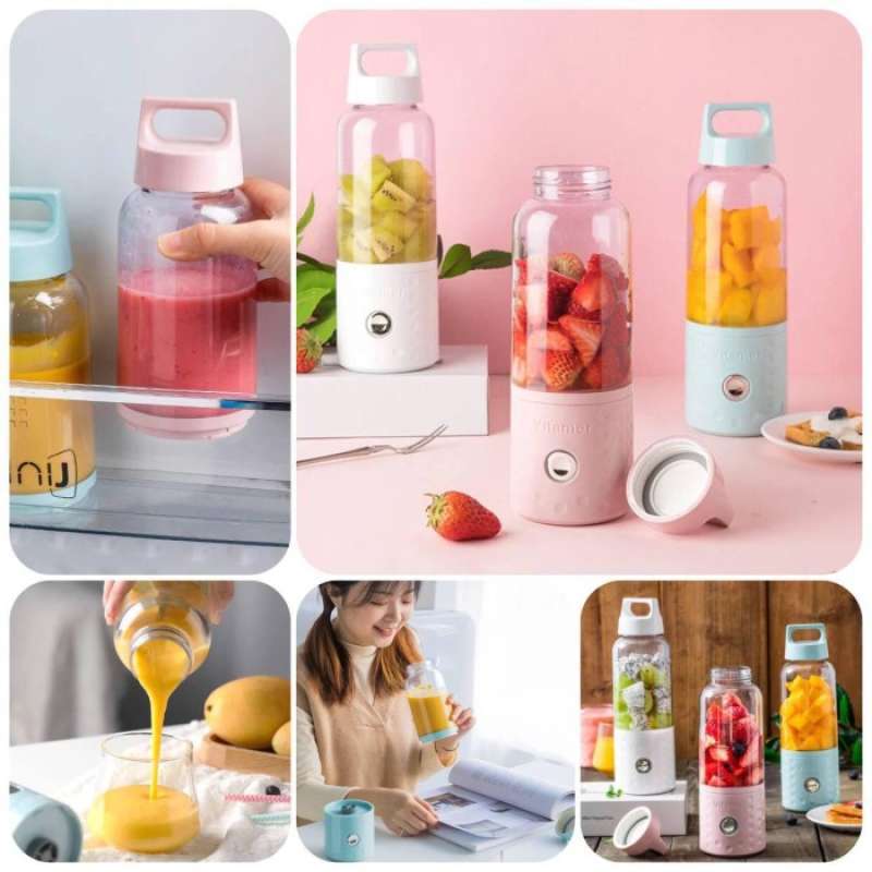 Promo Vitamer Portable Blender Mini Juicer Cup 500Ml Original 100% ...