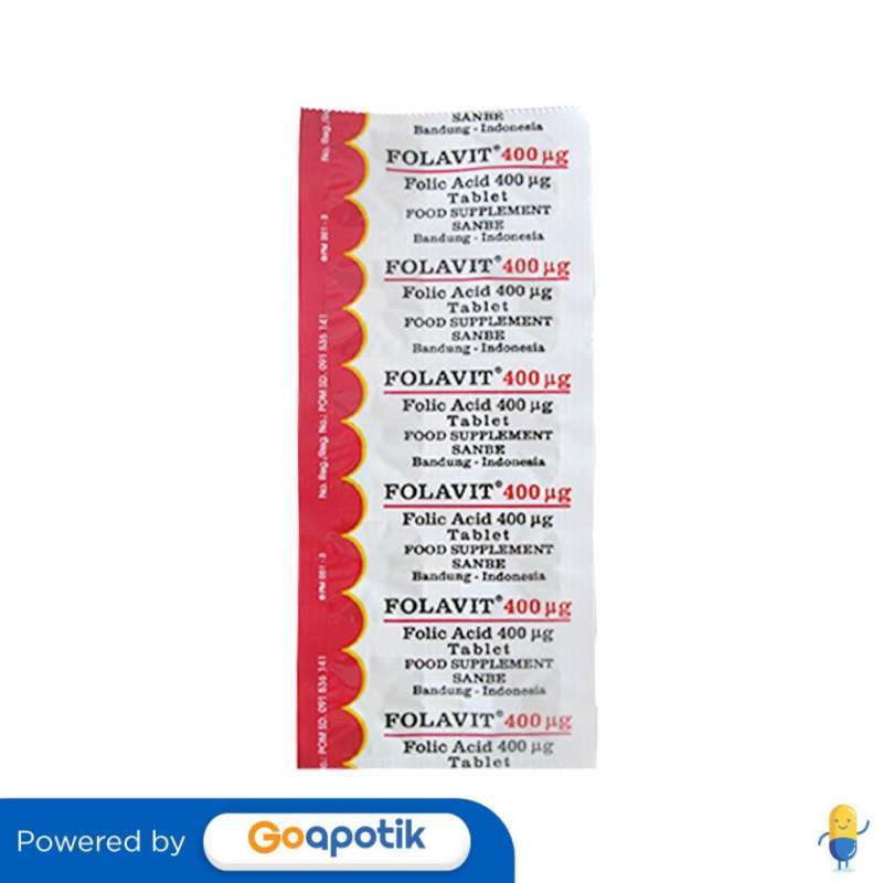 Jual Folavit 400 Mcg Strip 10 Tablet Di Seller Apotek Melati Tangerang ...