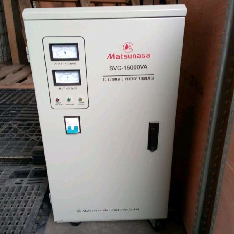 Jual Stabilizer MATSUNAGA Stavol 15000 W Servo Motor/Soft Start ...