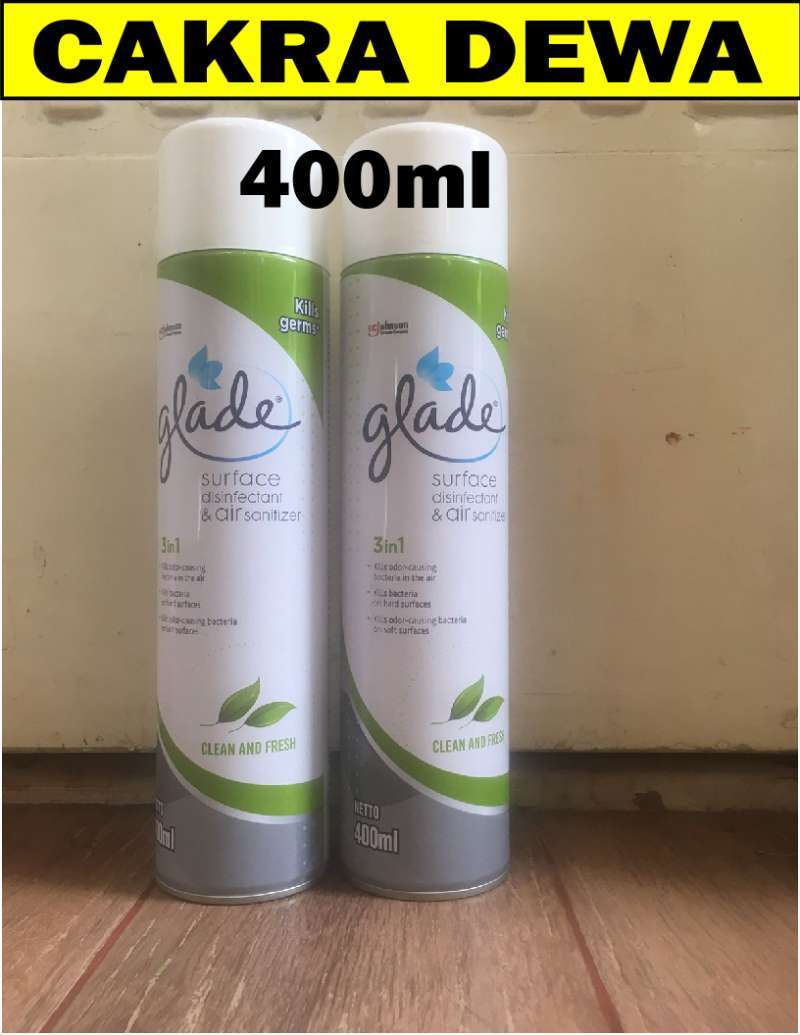 Jual Glade 3 In 1 Surface Disinfectant Air Sanitizer Spray Pembunuh ...